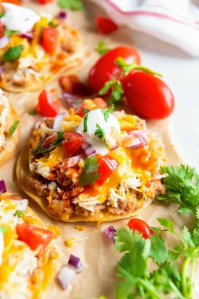 Mini Sheet Pan Tostadas - Wholesome Made Easy