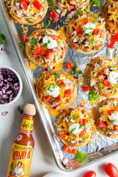 Mini Sheet Pan Tostadas - Wholesome Made Easy