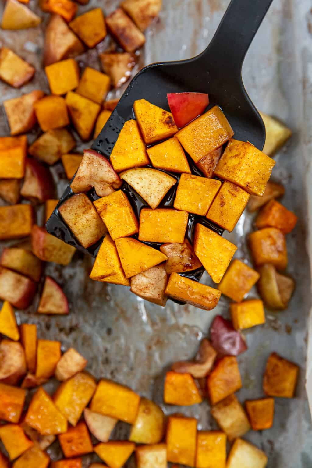 Roasted Butternut Squash and Apples - Wholesome Made Easy