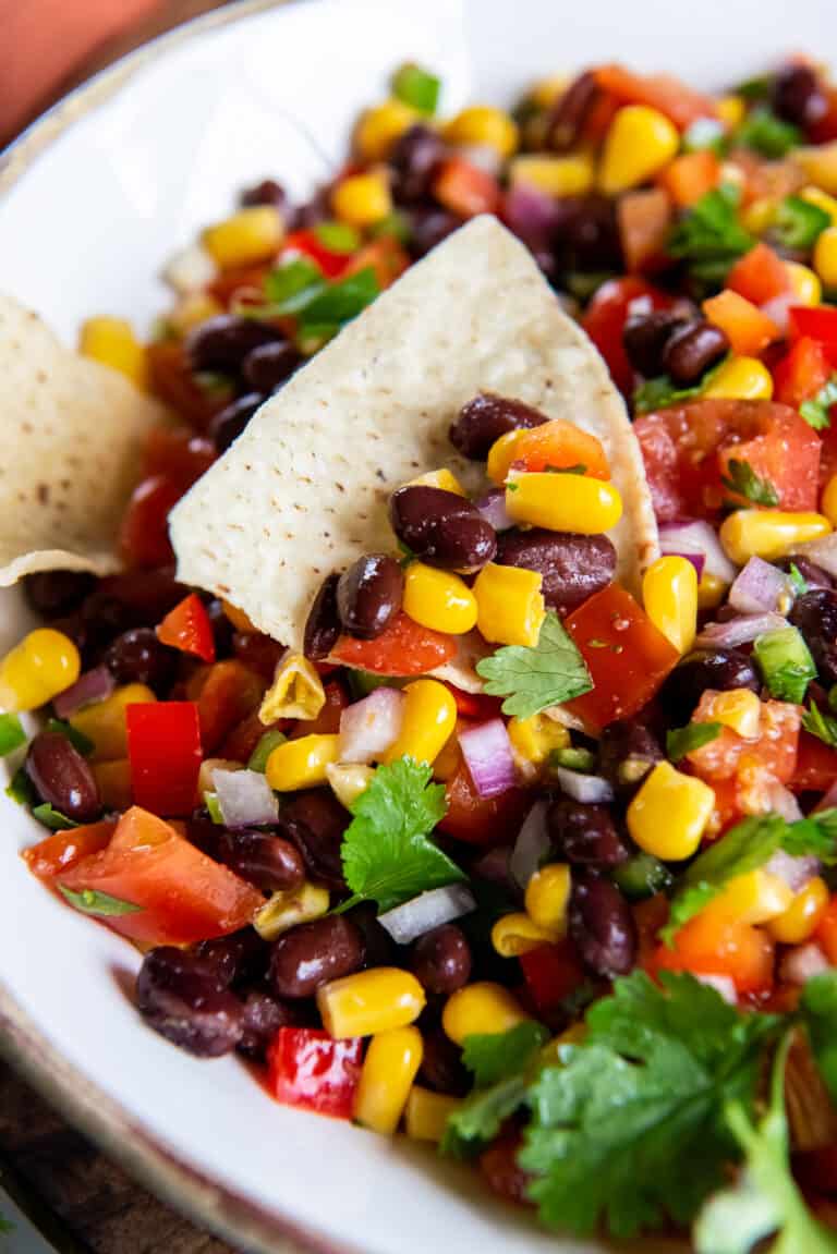 Black Bean and Corn Salsa - Wholesome Made Easy