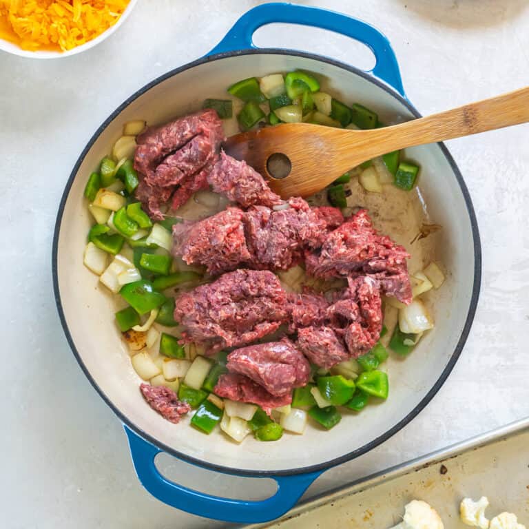 Cauliflower Beef Taco Skillet - Wholesome Made Easy