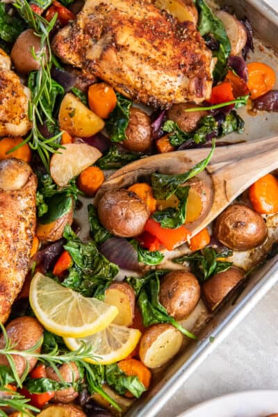 Sheet Pan Chicken and Vegetables | Wholesome Made Easy