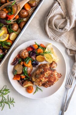Sheet Pan Chicken and Vegetables | Wholesome Made Easy