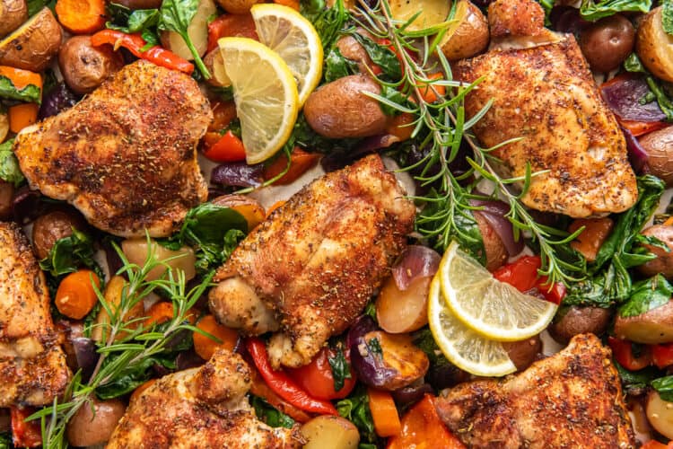 Sheet Pan Chicken and Vegetables | Wholesome Made Easy