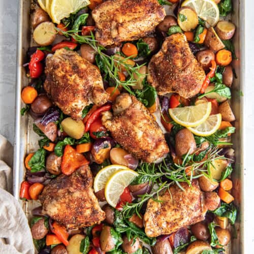 Sheet Pan Chicken and Vegetables | Wholesome Made Easy