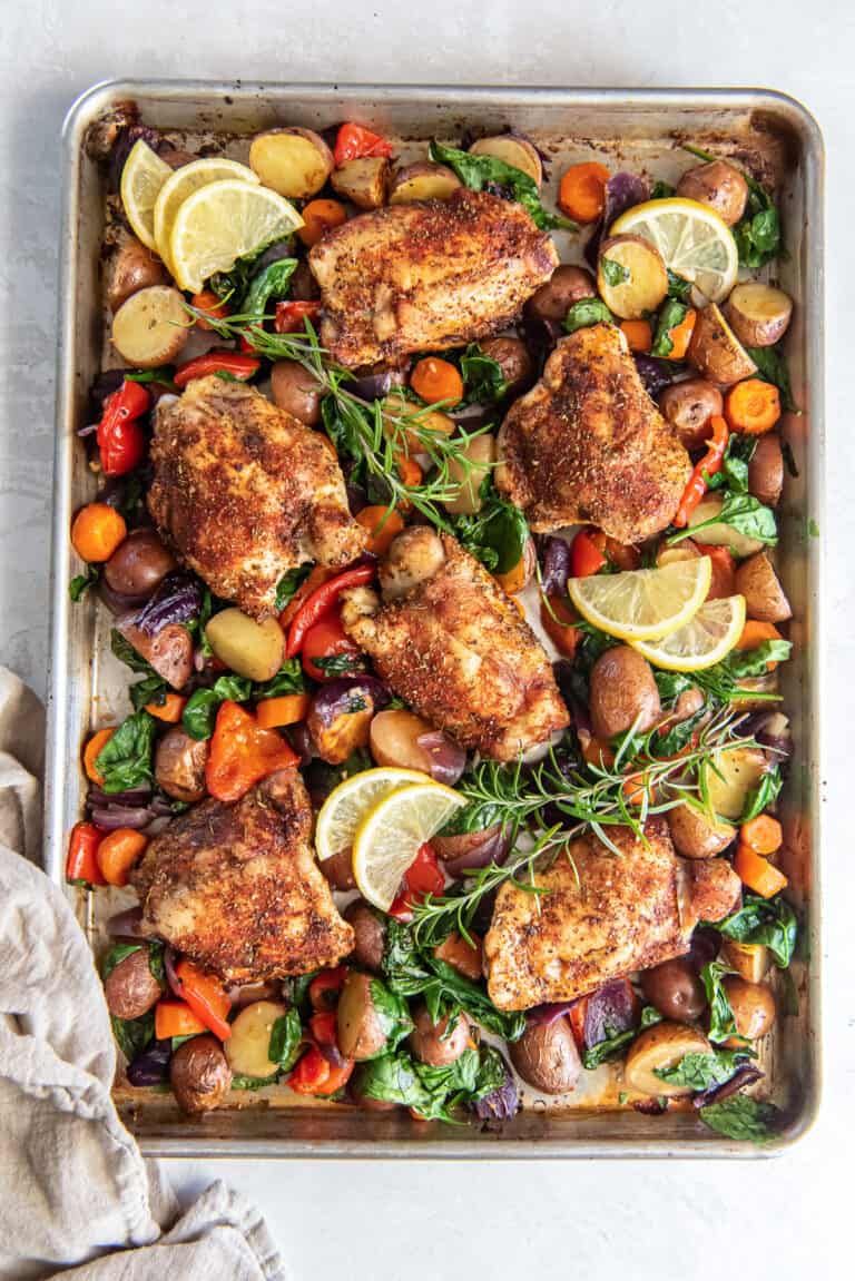 Sheet Pan Chicken and Vegetables | Wholesome Made Easy