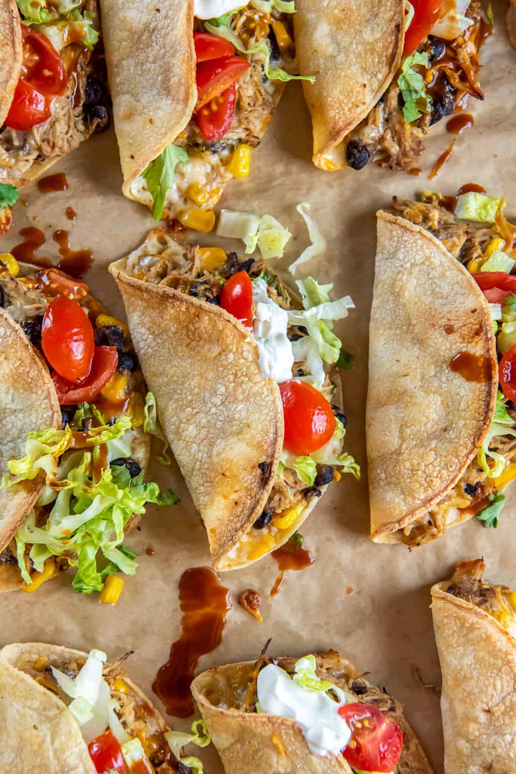 Sheet Pan Chicken Tacos - Wholesome Made Easy