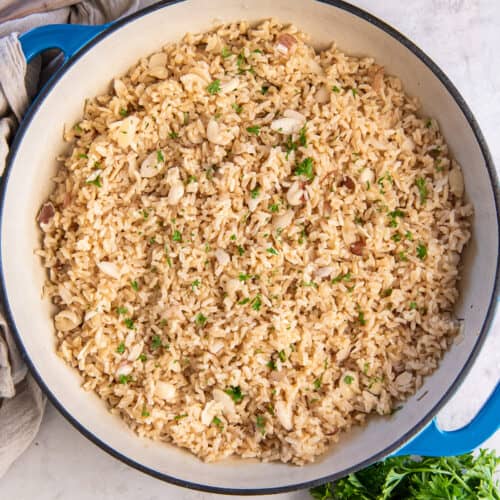 Brown Rice Pilaf - Wholesome Made Easy