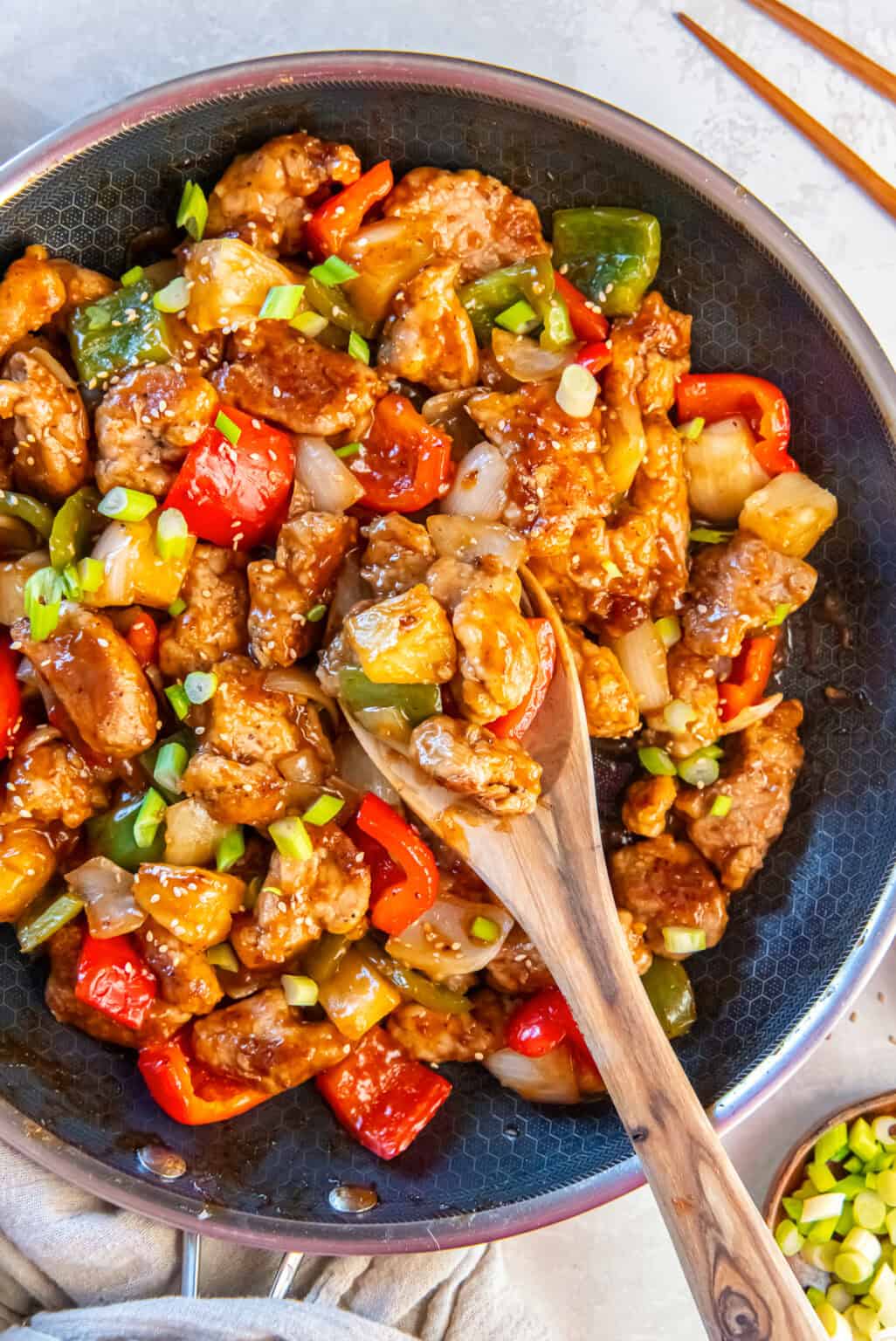 Sweet and Sour Pork Tenderloin