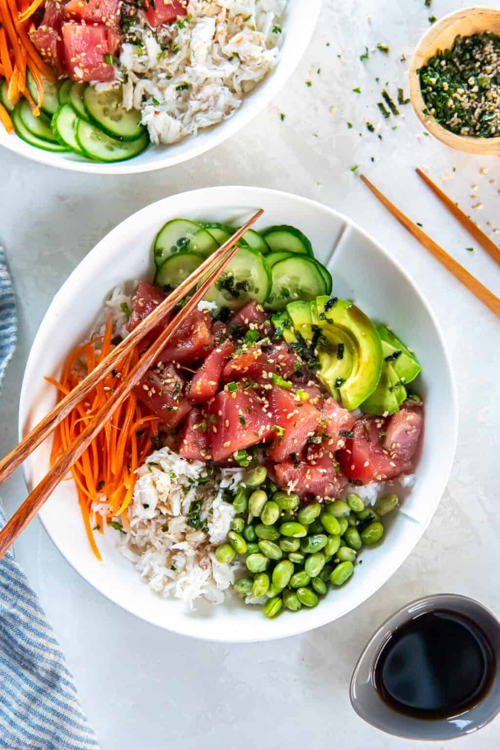 Ahi Tuna Poke Bowl Recipe