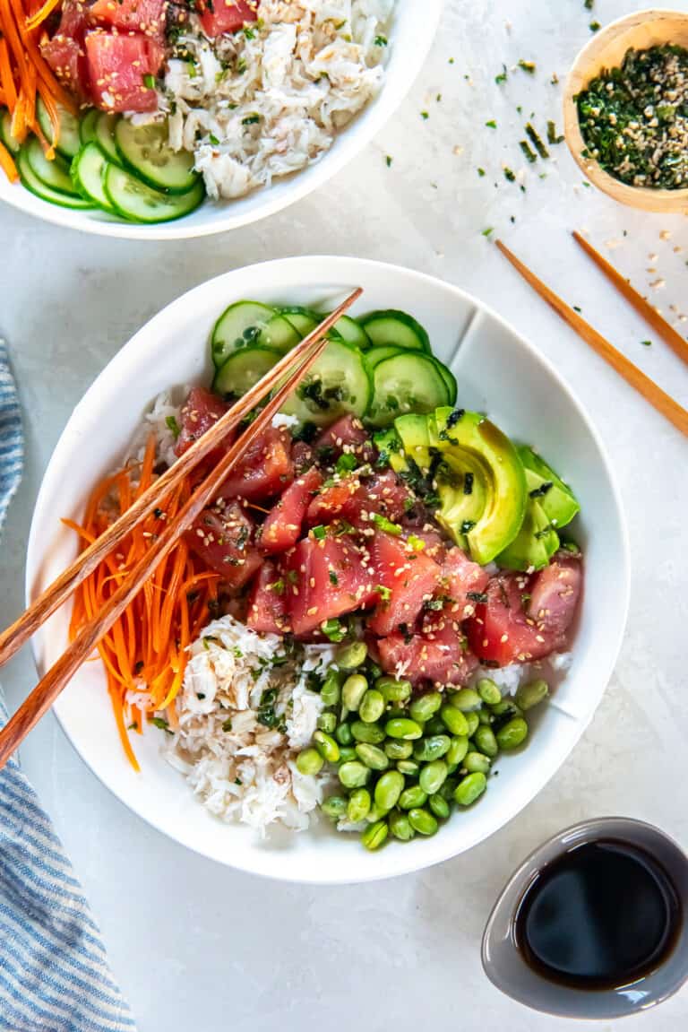Ahi Tuna Poke Bowl Recipe