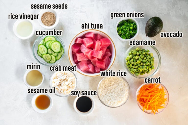 Ahi Tuna Poke Bowl Recipe