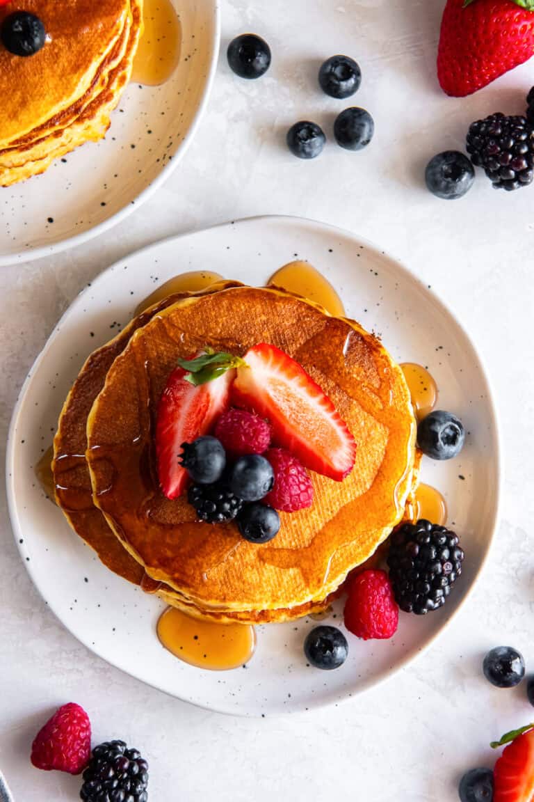 Cottage Cheese Pancakes (Soft and Fluffy)